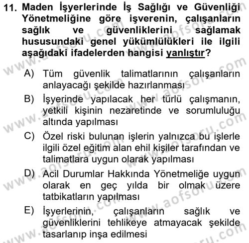 AÖF Maden, Metal ve İnşaat Sektörlerinde İş Sağlığı ve Güvenliği Dersi ... AÖF Maden, Metal ve İnşaat Sektörlerinde İş Sağlığı ve Güvenliği Dersi ...